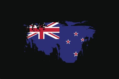 Grunge Style Flag Of The New Zealand Vector Illustration 3251796