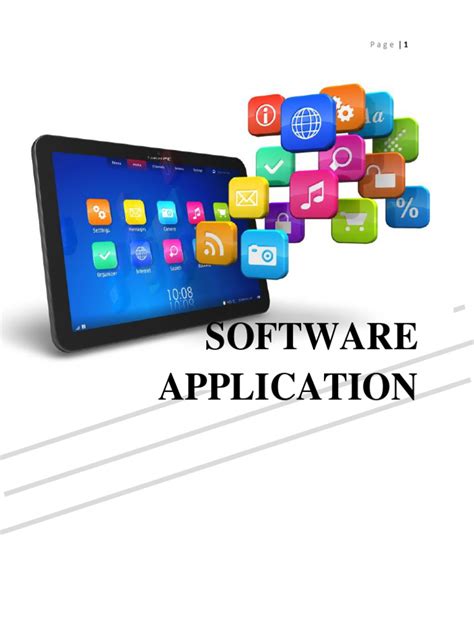 a software application pdf application software graphical user