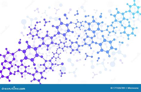 Molecular Background Hexagon Chemical Structures Medical Design Web Presentation Science
