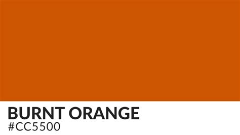 What Does The Colour Burnt Orange Mean At Doris Gunter Blog