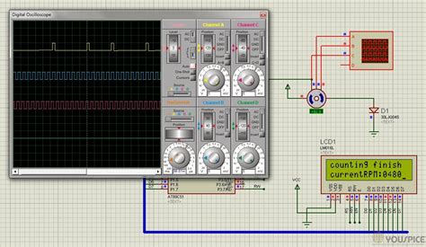 RPM Counter For A Motor Encoder With AT C YouSpice