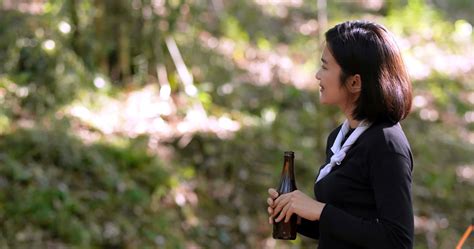 Close Up Shot Young Beautiful Asian Woman And Girl Friend Relaxing