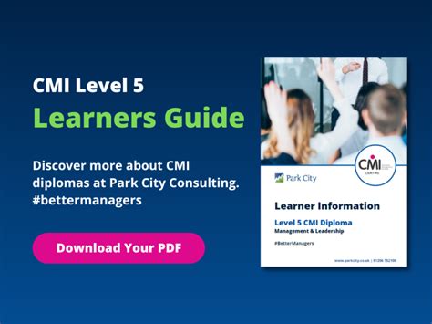 Learners Guide CMI Level Diploma Park City