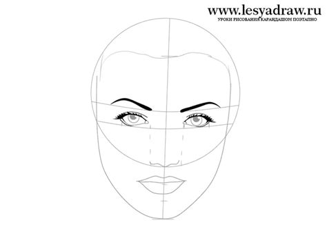 Как нарисовать лицо девушки карандашом поэтапно для начинающих легко поэтапно