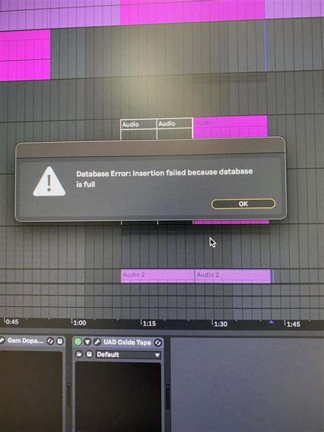 Fatal Error Happening At Launch R Ableton