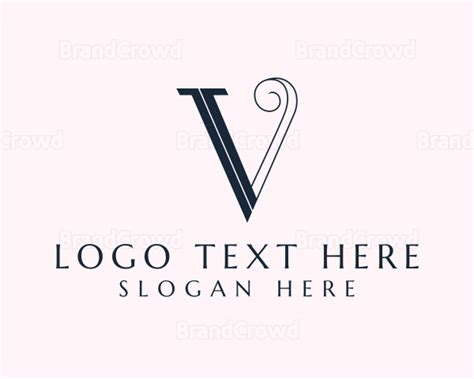 Stylish Professional Brand Letter V Logo Brandcrowd Logo Maker