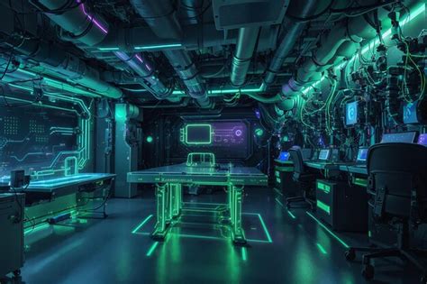 Premium Ai Image Quantum Computing Lab
