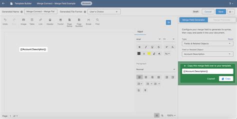 Merge Fields Appiphony