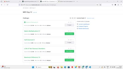 Python Coding Problemsolving Hackerrank Mentiby Programming Shivaprasad Jillapally