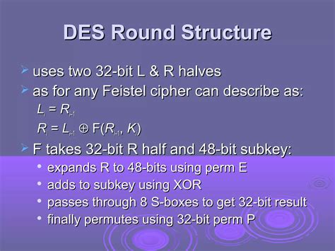 Ch03 Block Cipher And Data Encryption Standard Ppt Programming Languages Computing