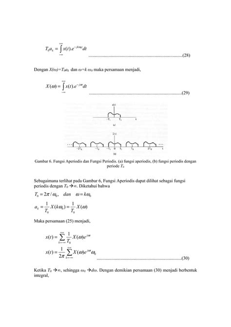 Deret Fourier Dan Transformasi Fourier Pdf