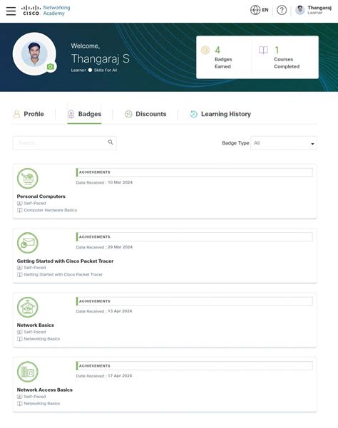 thangaraj s on linkedin cisconetworkingacademy skillsforall