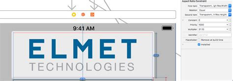Ios Views Constrained By Width And Aspect Ratio Not Updating Height