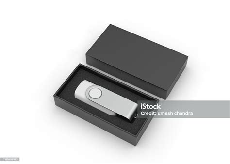 홍보 용 브랜딩을위한 종이 상자 포장이있는 빈 펜 드라이브 3d 렌더링 그림입니다 Usb 메모리에 대한 스톡 사진 및 기타 이미지 Usb 메모리 상자 형판 Istock