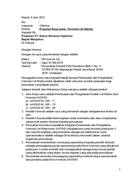 Fix Proposal Formula Aastho Syaran Pdf
