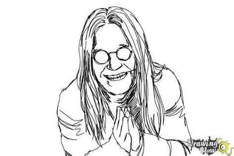 How To Draw Ozzy Ozzy Osbourne Drawingnow