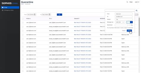 Quarantine Enhancements And Other Improvements Release Notes And News Sophos Email Sophos