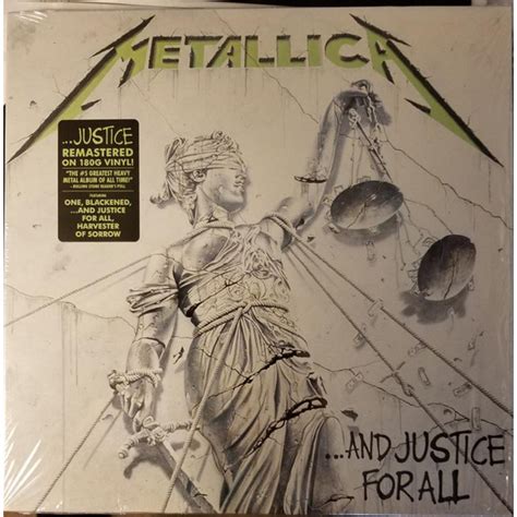 Metallica And Justice For All Vinilo Doble 180 Gram