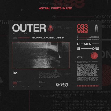 35款精致抽象几何艺术星芒AI矢量图形图标设计套装Astral Fruits Vector Pack 第4089期 安鱼设计资源丨优质