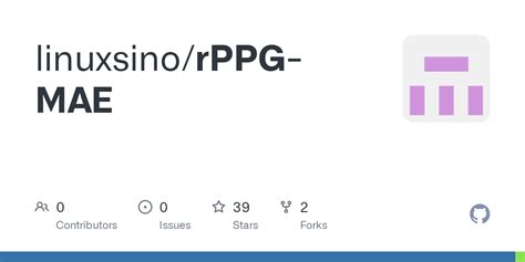 Github Linuxsino Rppg Mae