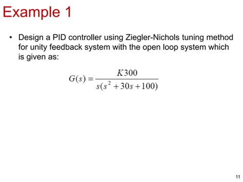 Ziegler Nichols Method For Pid Controller Tuning Pdf