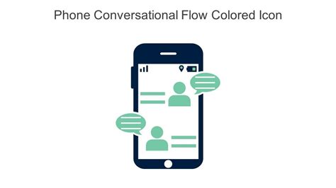 Phone Conversational Flow Colored Icon In Powerpoint Pptx Png And