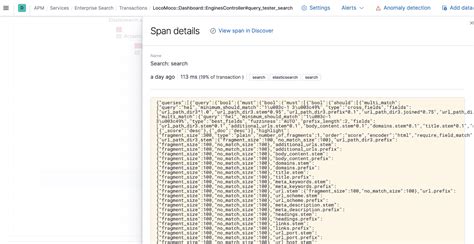 Apm Json Formatting For Database Spans · Issue 107751 · Elastic