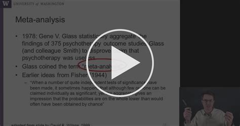 Meta Analysis Practical Statistical Inference Coursera