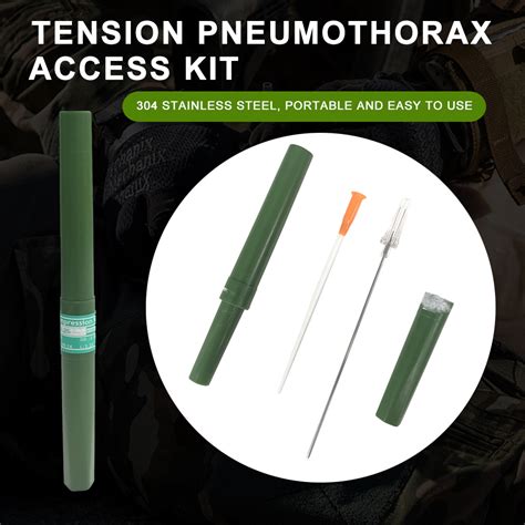 Ifak Tactical Disposable Chest Tension Pneumothorax Decompression Needle Master Medical