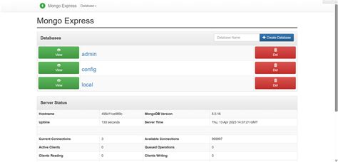 Docker 搭建 mongodb 以及可视化界面 mongo express 阿蛮君博客
