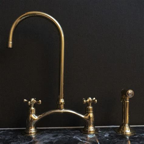 Bridge Kitchen Faucet Antique Brass At Bella Yelverton Blog