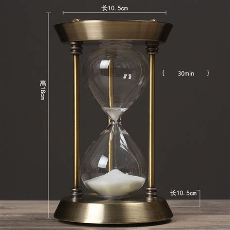 Retro Metal Time Hourglass Pendulum Timer Sand Tim Grandado