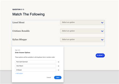 Create A Match The Column Question Slide In Adobe Captivate