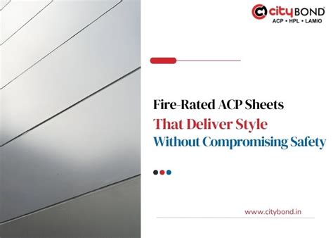 Fire Rated Acp Sheets That Deliver Style Without Compromising Safety