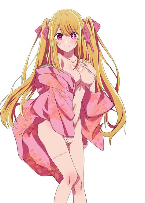 rule 34 absurdres bare shoulders blonde hair blush bow breasts