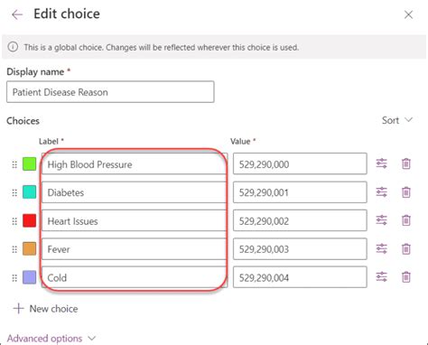how to patch dataverse choice column in power apps enjoy sharepoint