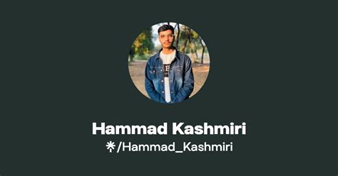 Hammad Kashmiri Twitter Instagram Facebook Linktree