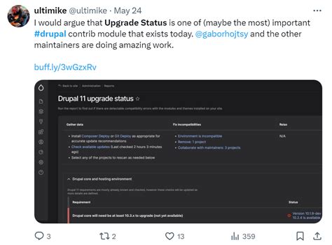 Prepare For Your Drupal Upgrade Via The Upgrade Status Module