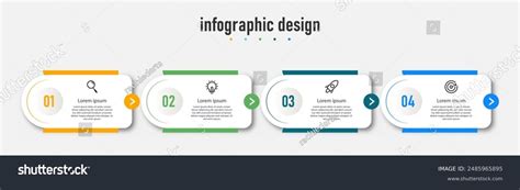 Design Step Infographic Workflow Chart Number Stock Vector Royalty Free Shutterstock