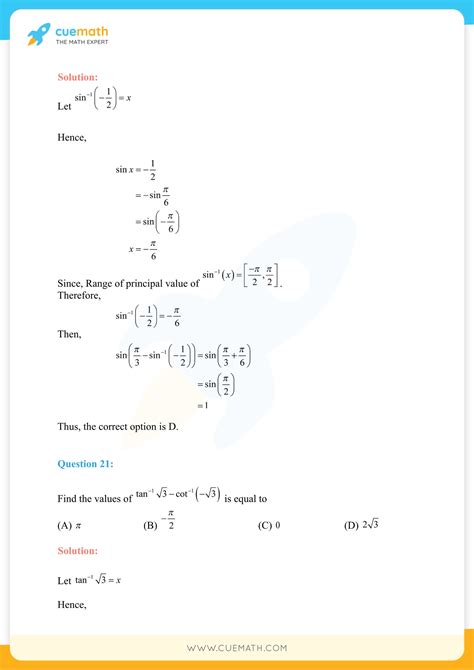 Ncert Solutions For Class 12 Maths Chapter 2 Exercise 22 Inverse