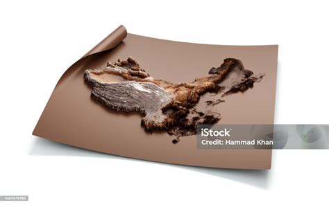 하얀 배경에 펼쳐진 지도 종이 시트에 중국 옛 스타일 브라운의 지도 3d 그림 0명에 대한 스톡 사진 및 기타 이미지 0명 3차원 형태 갈색 Istock