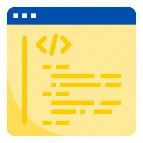 Coding Programming Development Web Source Icon Download On Iconfinder