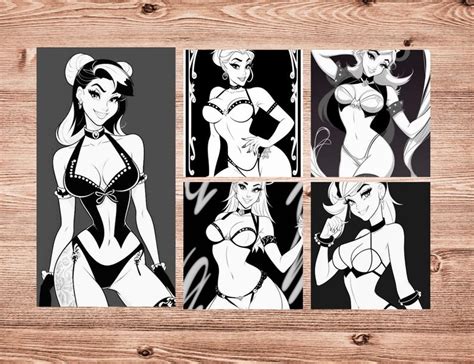 Adult Erotic Coloring Pages Sensual D Characters Nsfw Pdf Digital Download