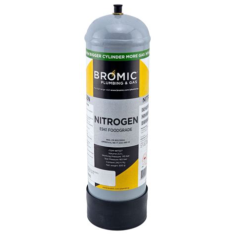 Bromic 2 2l Disposable Food Grade Nitrogen Gas Cylinder 1811527 The Grit