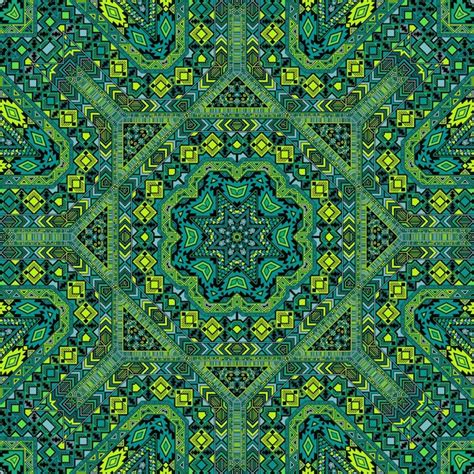 Premium Vector Abstract Seamless Pattern With Geometric Elements Structure