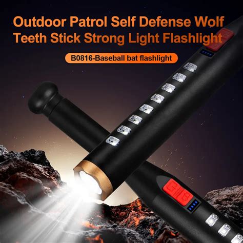 Helius B0186 Bat Shape Self Defense Security Flashlight Helius