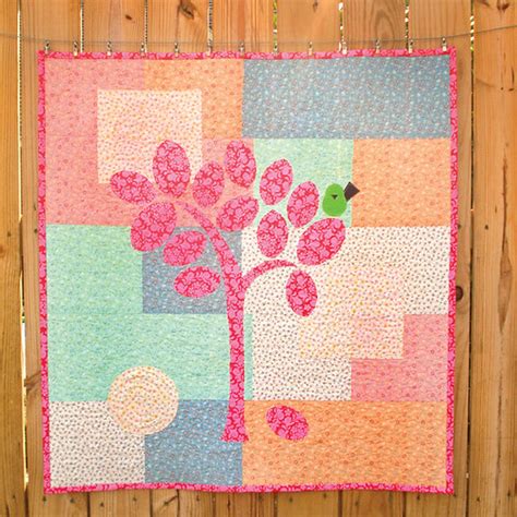Tree And Bird Baby Quilt Pattern CraftApple