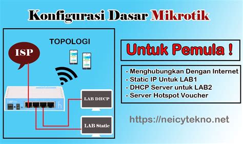 Konfigurasi Dasar Mikrotik Untuk Pemula Neicytekno