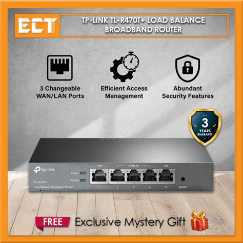 Tp Link Tl R470t Tl R480t Load Balance Broadband Router Lazada