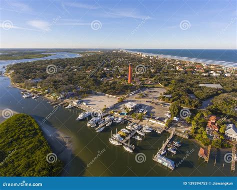 Ponce De Leon Inlet Lighthouse Florida Usa Stock Image Image Of